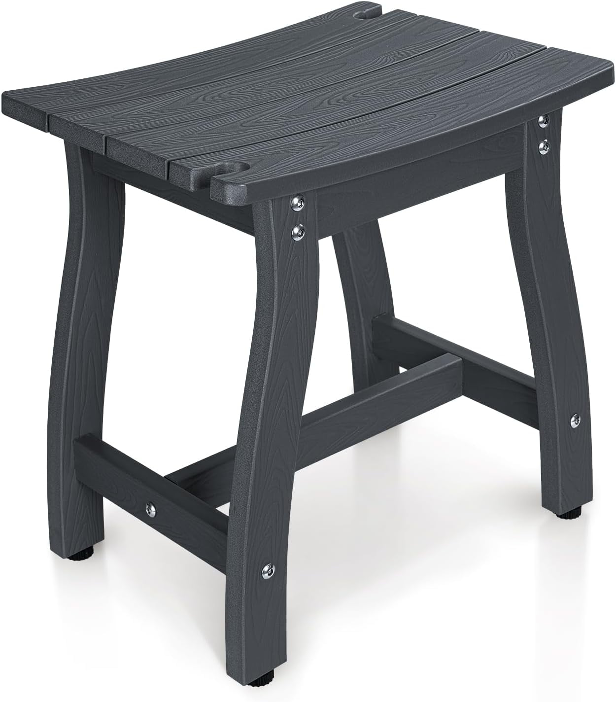 Shower Bench, HIPS Shower Chair Waterproof Shower Stool for Inside ...