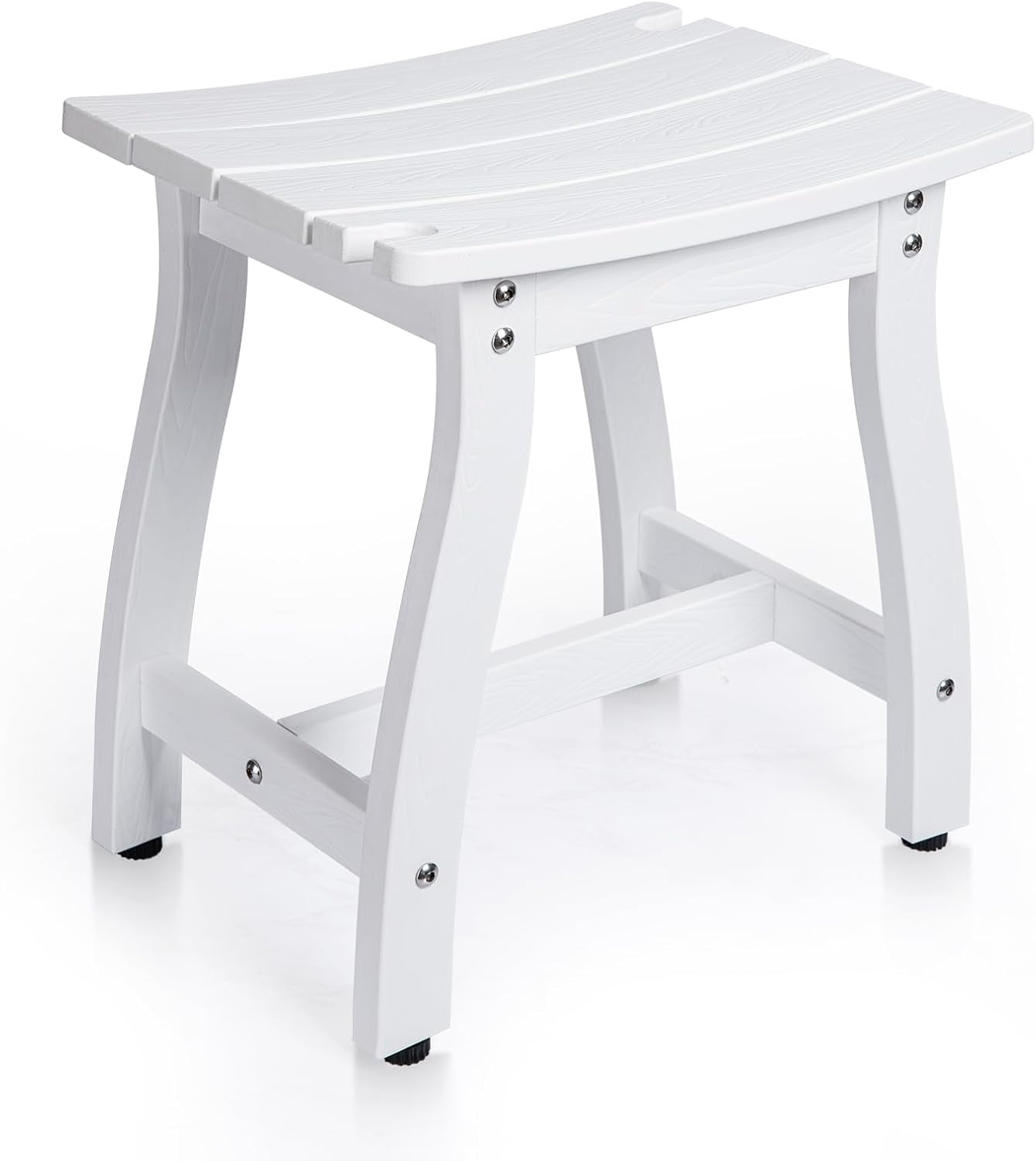 Shower Bench, HIPS Shower Chair Waterproof Shower Stool for Inside ...