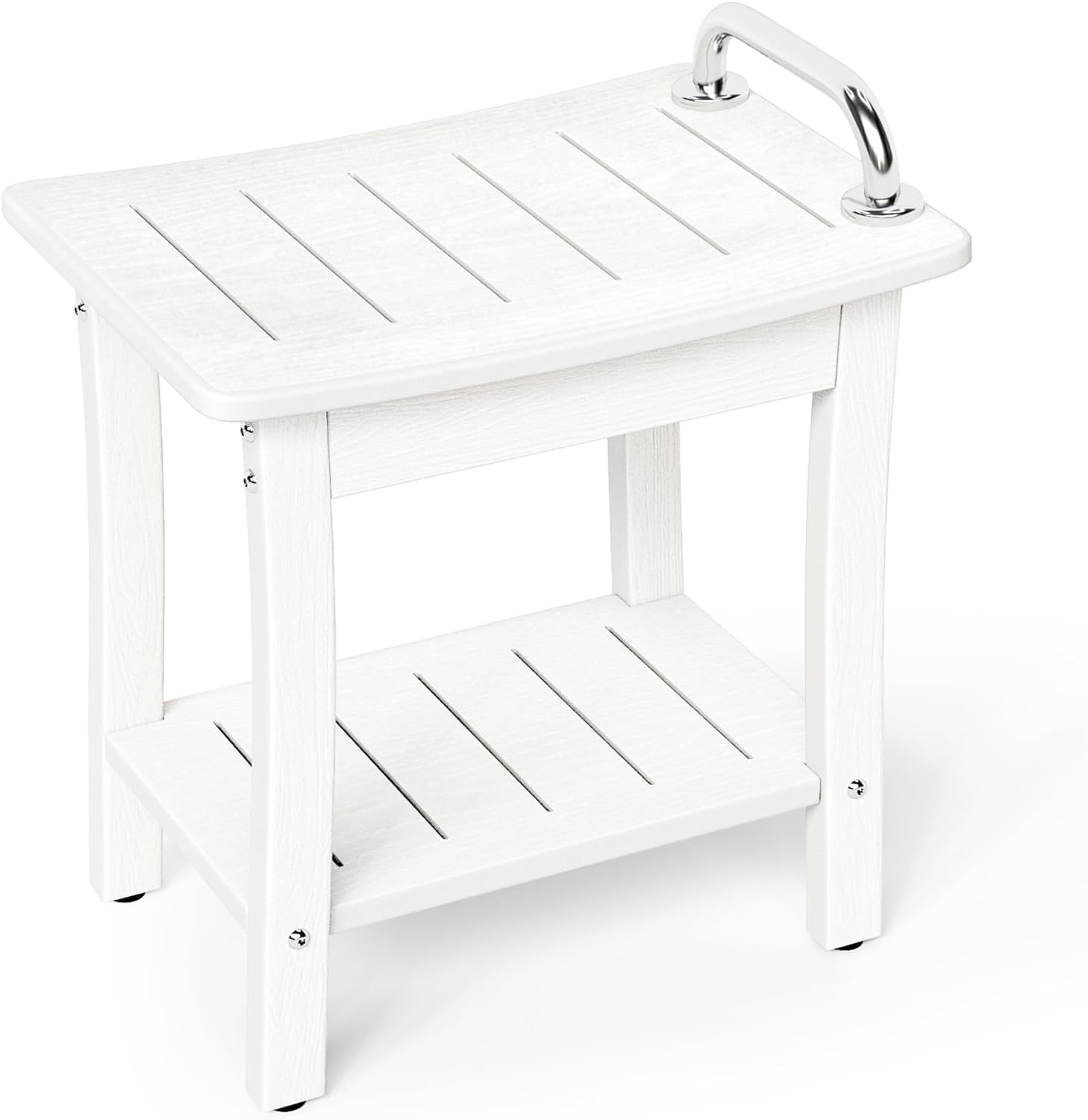 Shower Bench Stool, Waterproof Shower Seat for Inside Shower, Shower ...