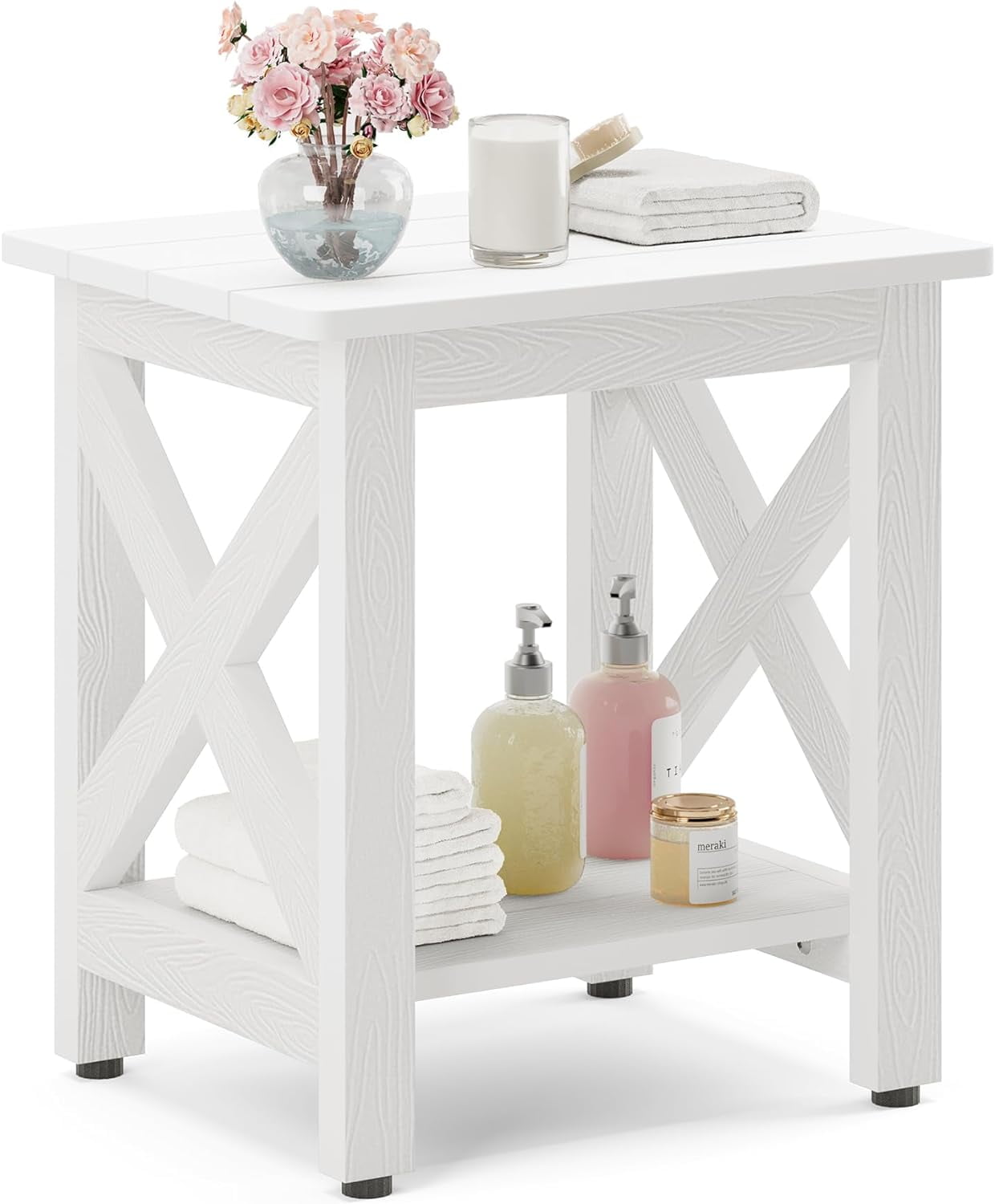 Shower Bench for Inside Shower to Sit on, Bathroom Shower Stool Seat ...