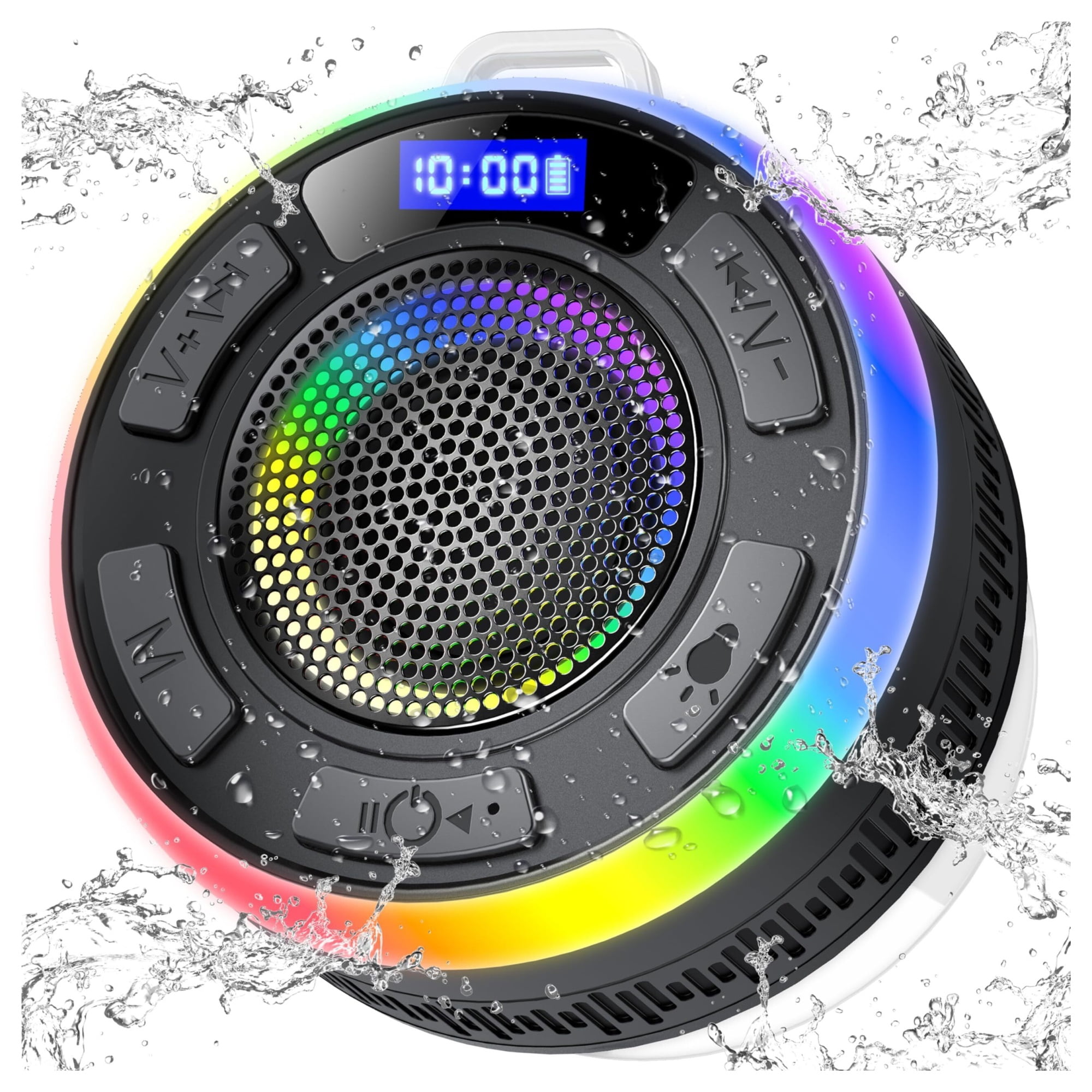 Shower Bluetooth Speaker IPX7 Waterproof, Portable Bluetooth Speakers ...