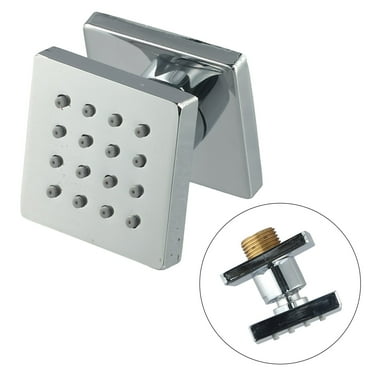 CASAINC 5-Spray Rectangular Shower Head 2.5 GPM with Body Spray in ...