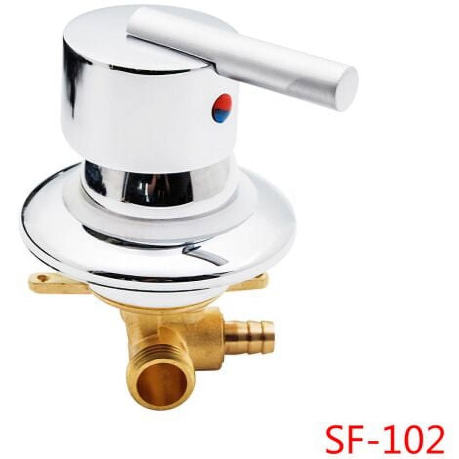 Shower Cabin Mixer Brass Shower Faucet Outlet Diverter Chrome Shower ...