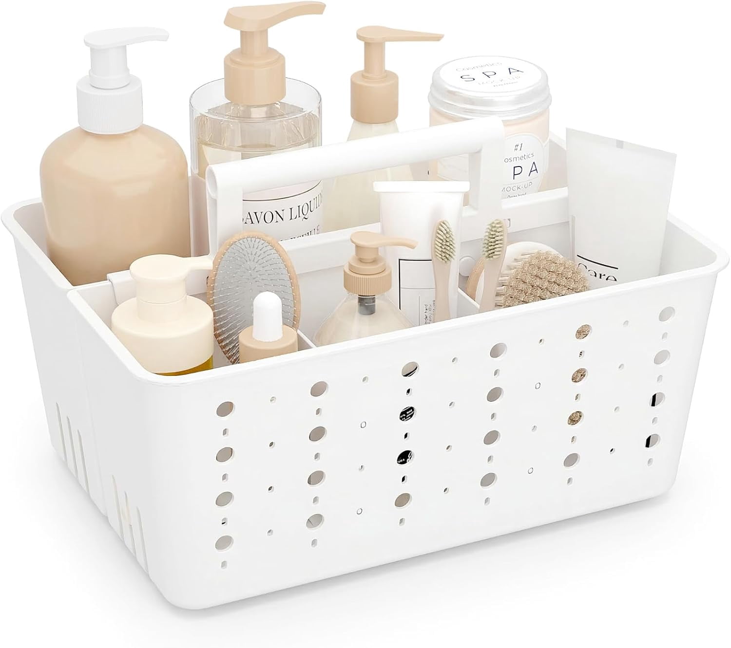 Shower Caddy Portable, Caddy Organizer with Handle and Adjustable ...