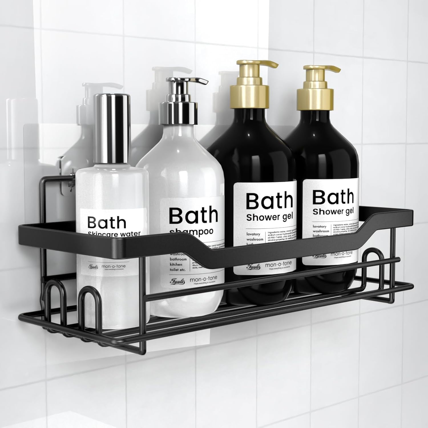 Shower Caddy Shelves Organizer Rack, Single Pack Shower Caddy, Shower ...