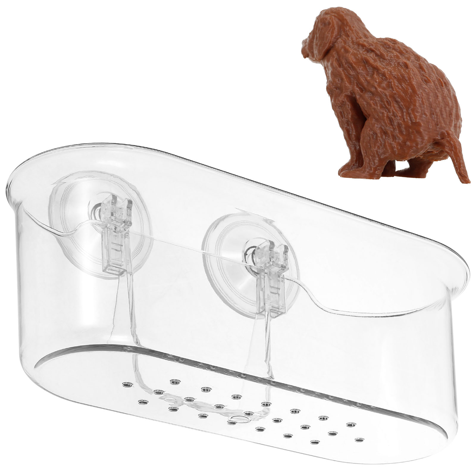 Shower Caddy Suction Cup Easy to Install Shower Basket Stable Bathroom ...