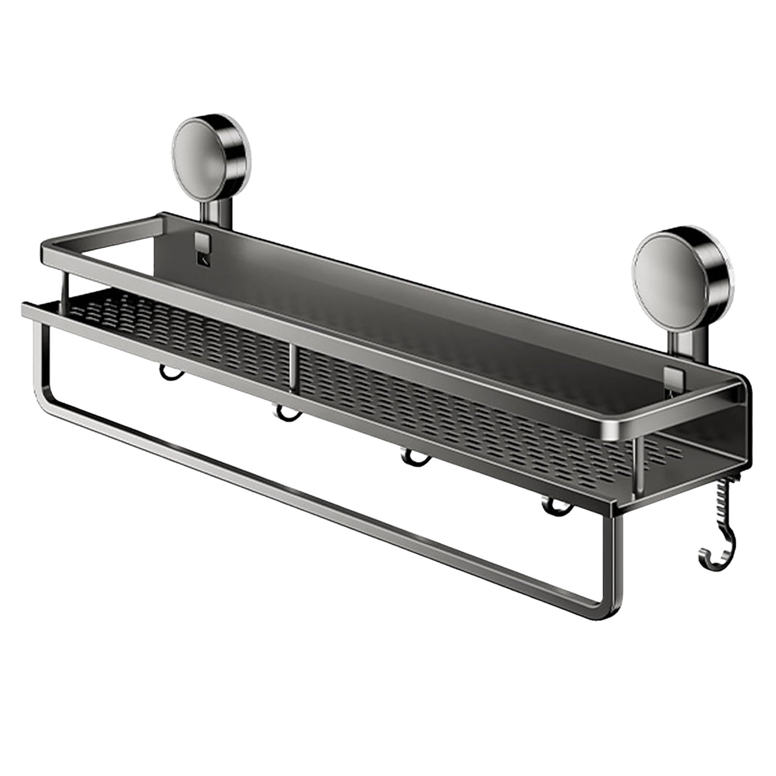 Shower Caddy Suction Cup Large Capacity Wall-Mounted Shower Shelves ...