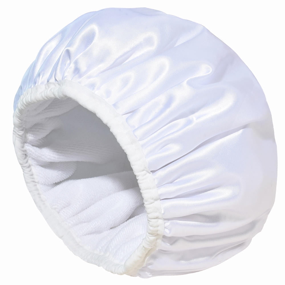 Shower Cap Terry Cloth Lined EVA Exterior Reusable Triple Layer ...