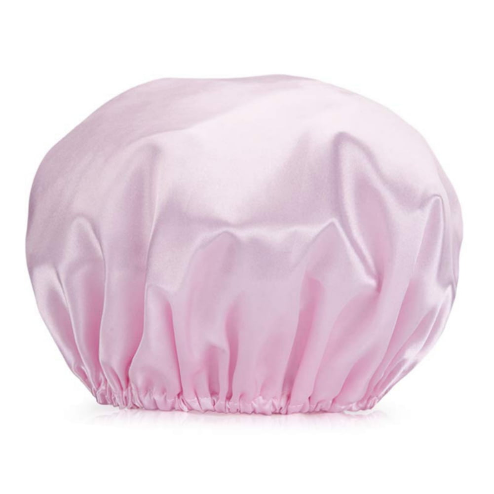 Shower Cap for Women Reusable Double Waterproof Layers Shower Cap ...