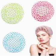 Disposable Shower Caps 100 Pieces Universal Large Size Clear Waterproof ...