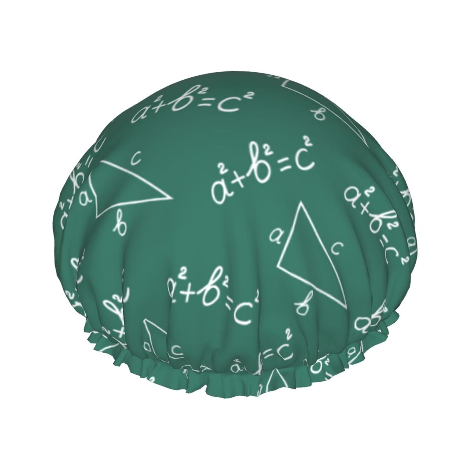 Shower Caps for Women, math formula equation Reusable Waterproof Shower ...