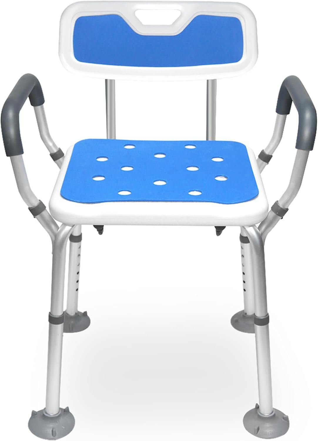 Shower Chair with Arms Heavy Duty Bath Chair with Back Inside Shower ...