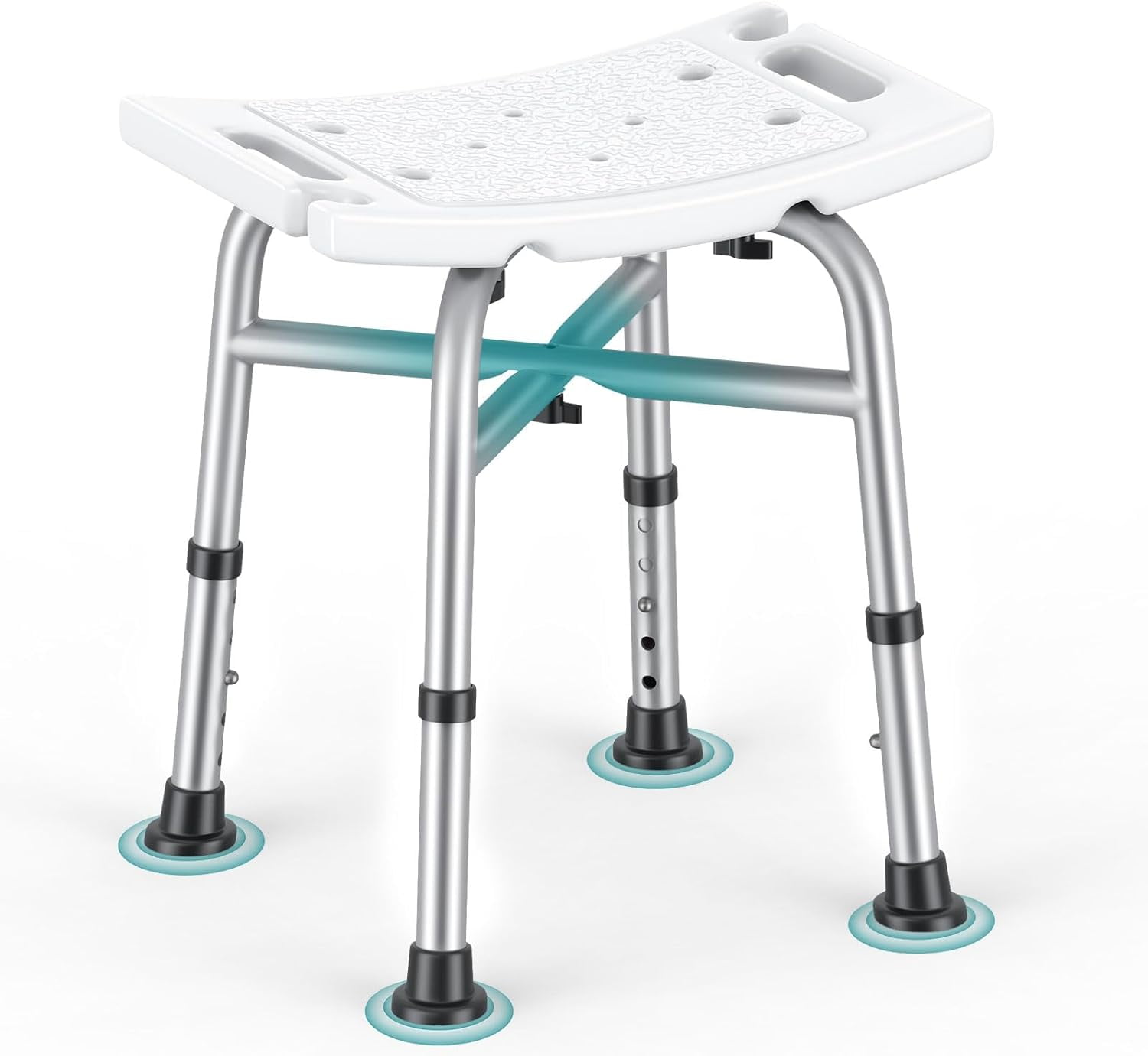 Shower Chair for Inside Shower, 450LB Shower Stool 5-Height Shower ...