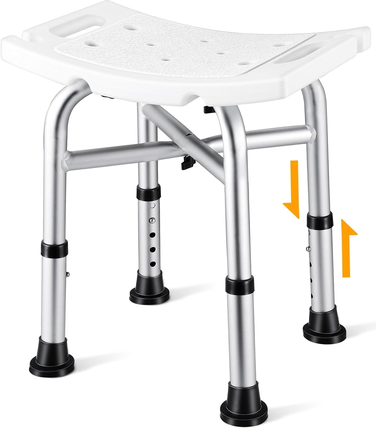 Shower Chair for Inside Shower(500lb), FSA/HSA Eligible 5 Height ...