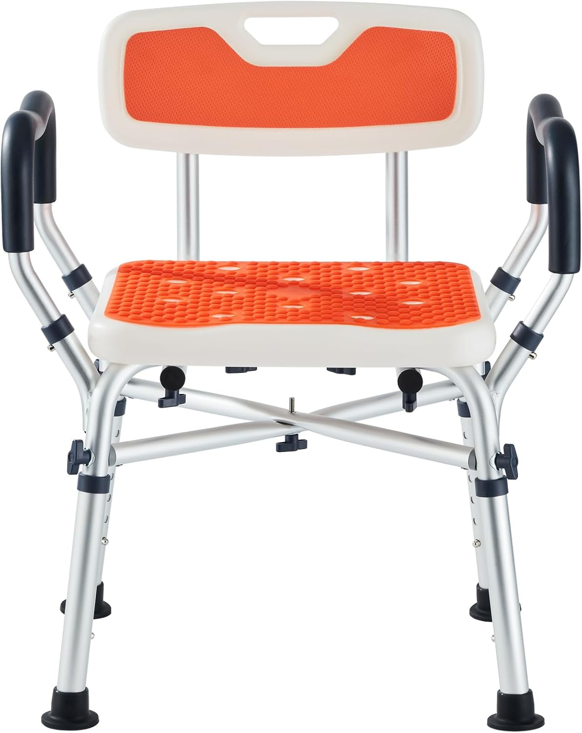 Shower Chair for Inside Shower, Padded Shower Seat Chair with Arms and ...