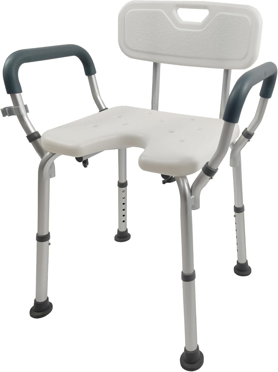 Shower Chair Seat with Arms and Back, Padded Handicap Shower Chair for ...