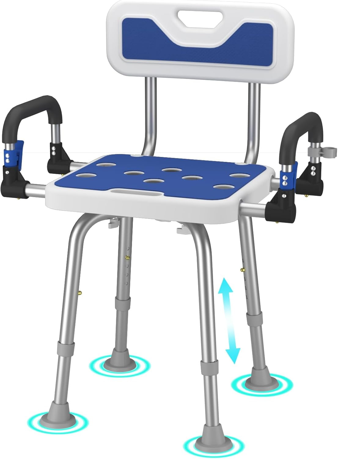 Shower Chair for Seniors Elderly Handicap Disabled Or Bariatric Adults ...