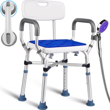 Essential Medical Supply Height Adjustable Shower Chair and Bath Bench ...