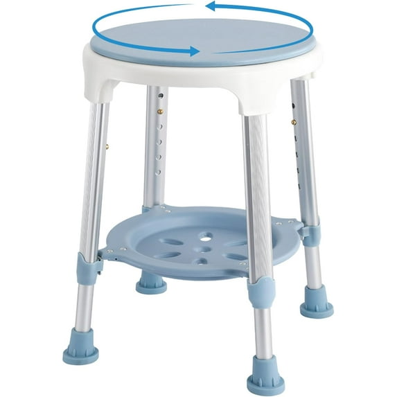 Shower Chair Stool for Inside Shower, Small Corner Plastic Stool for ...