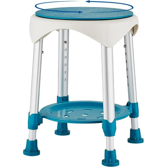 Shower Chair Stool for Inside Shower, Small Corner Plastic Stool for ...