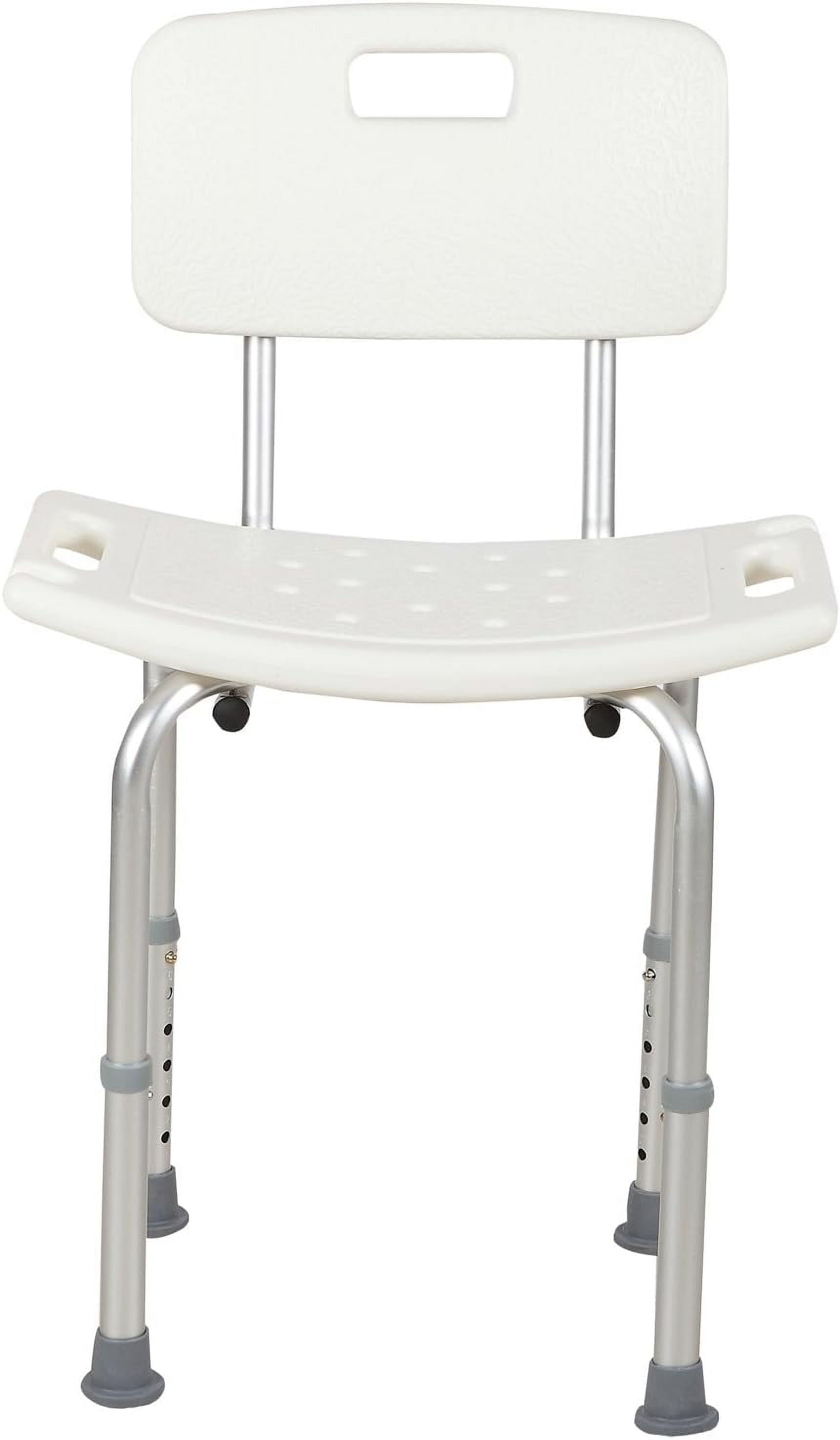 Shower Chairs and Benches Tub Bench for Seniors with Removable Back ...