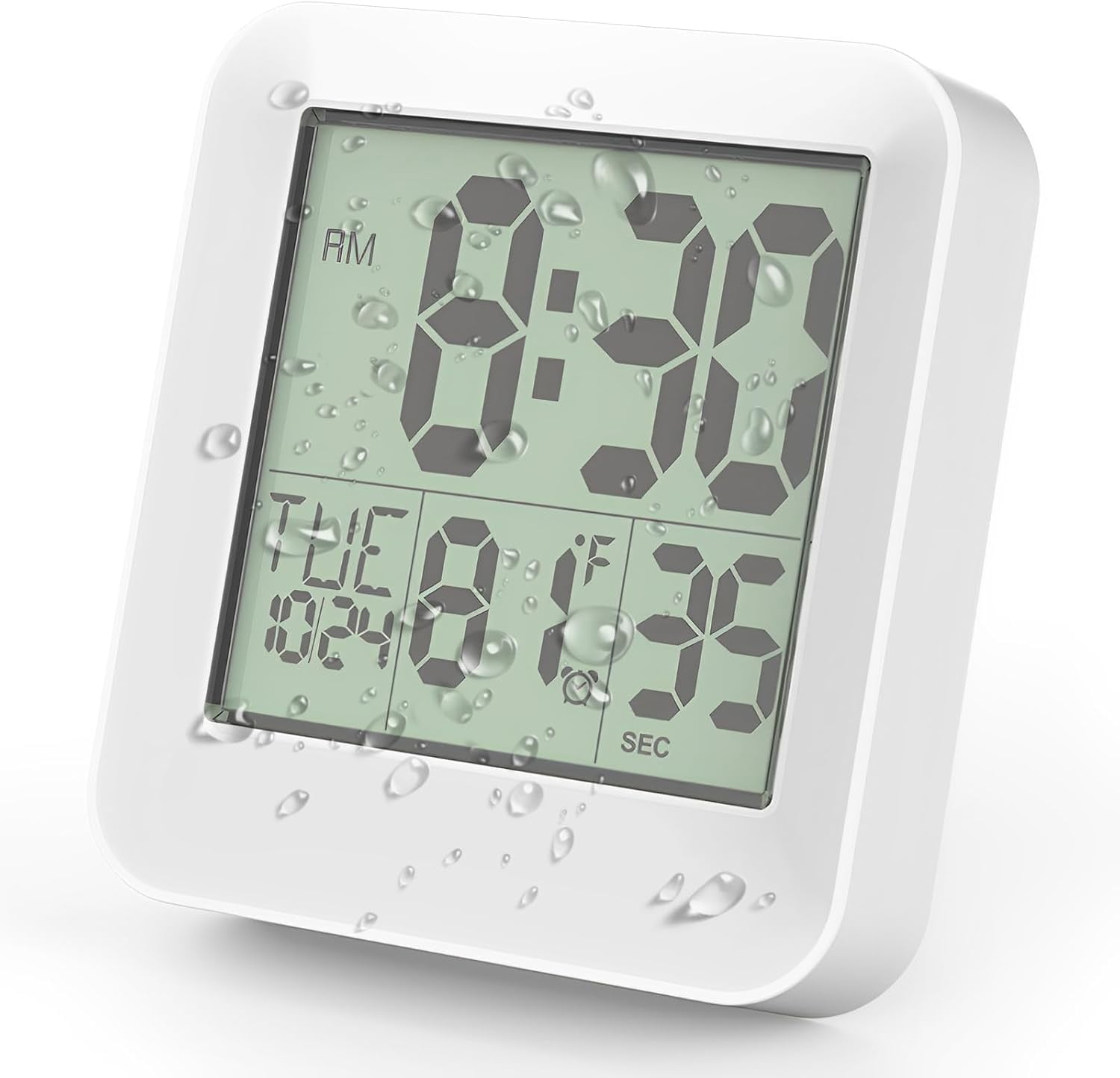 Shower Clock Waterproof - Digital shower timer with Touch Screen ...