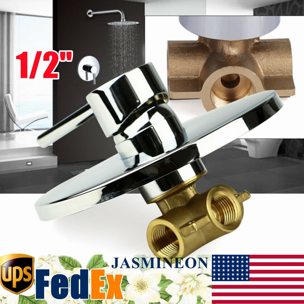Shower Control Valve Brass Shower Mixer Faucet Control Valve Wall ...