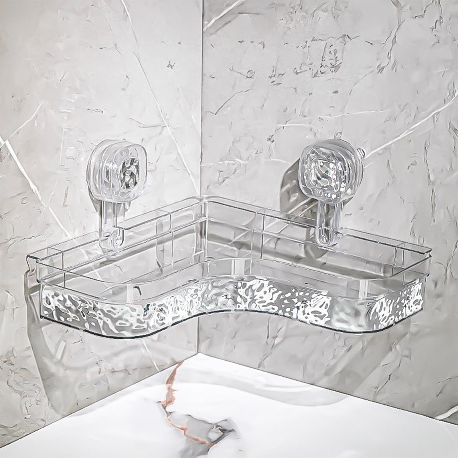 Shower Corner Shelf Caddy 1 Pack Shower Organizer Corner No Drill ...