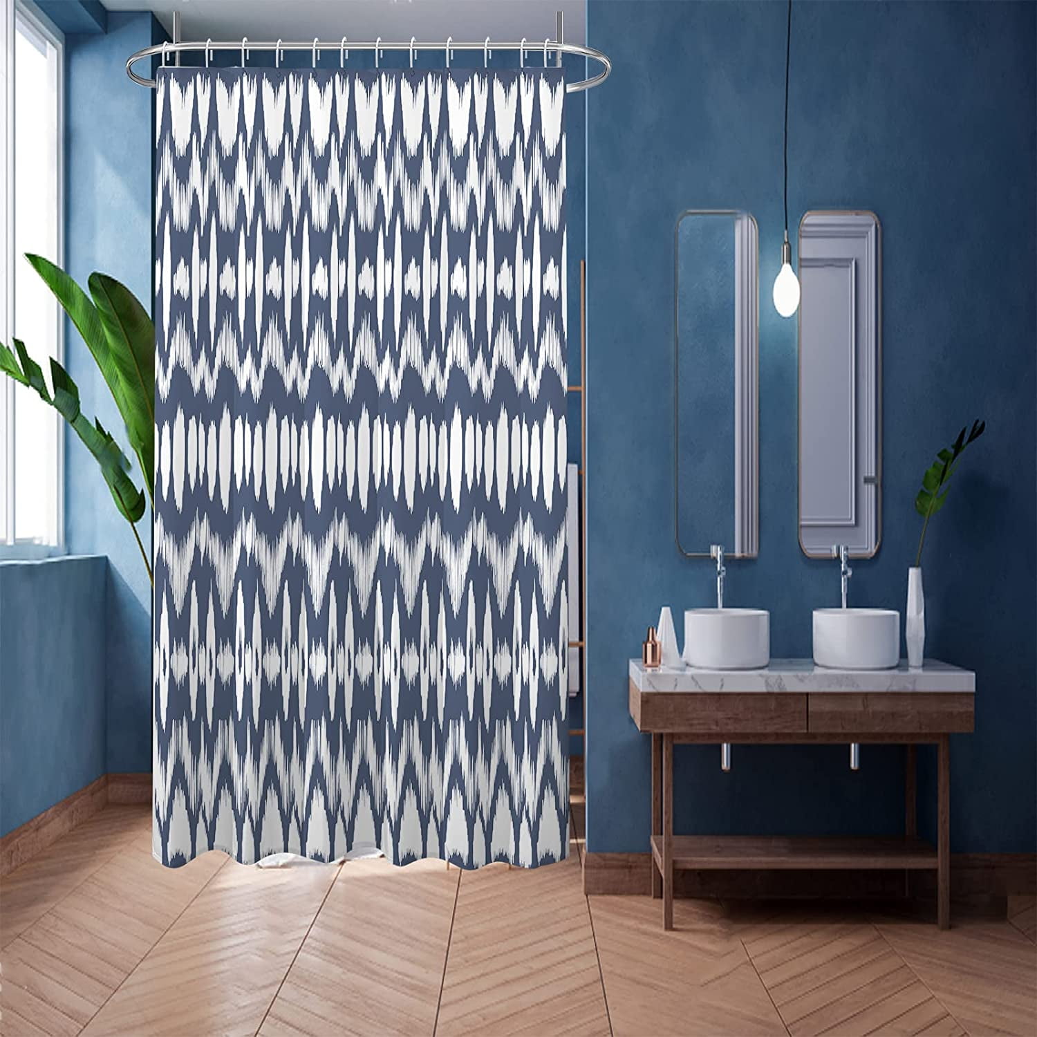 Shower Curtain 36x72Inch stall Narrow Partition Fabric Shower Curtain ...