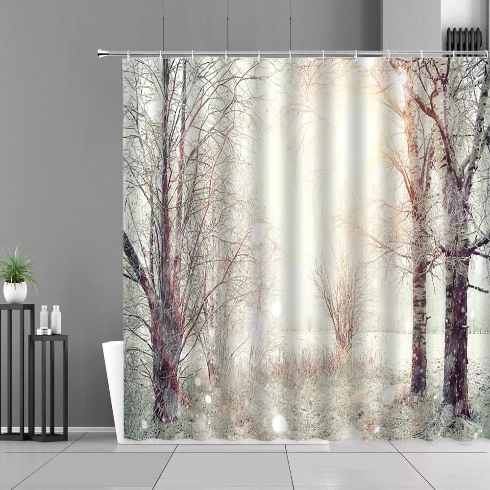 Shower Curtain 3D Print Fresh And Natural Bamboo Leaves Home Decor ...