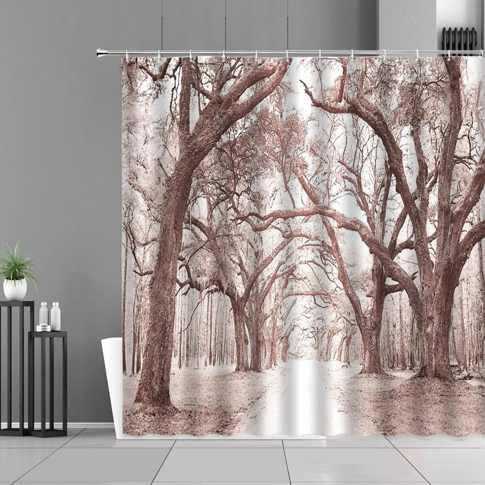 Shower Curtain 3D Print Fresh And Natural Bamboo Leaves Home Decor ...