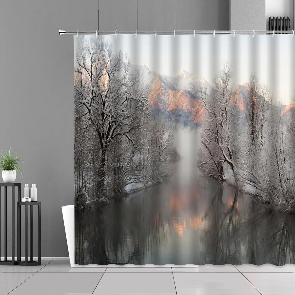 Shower Curtain 3D Print Fresh And Natural Bamboo Leaves Home Decor ...