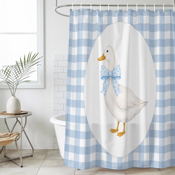 Shower Curtain Bathroom Set Farmhouse Duck Waterproof Fabric Shower ...