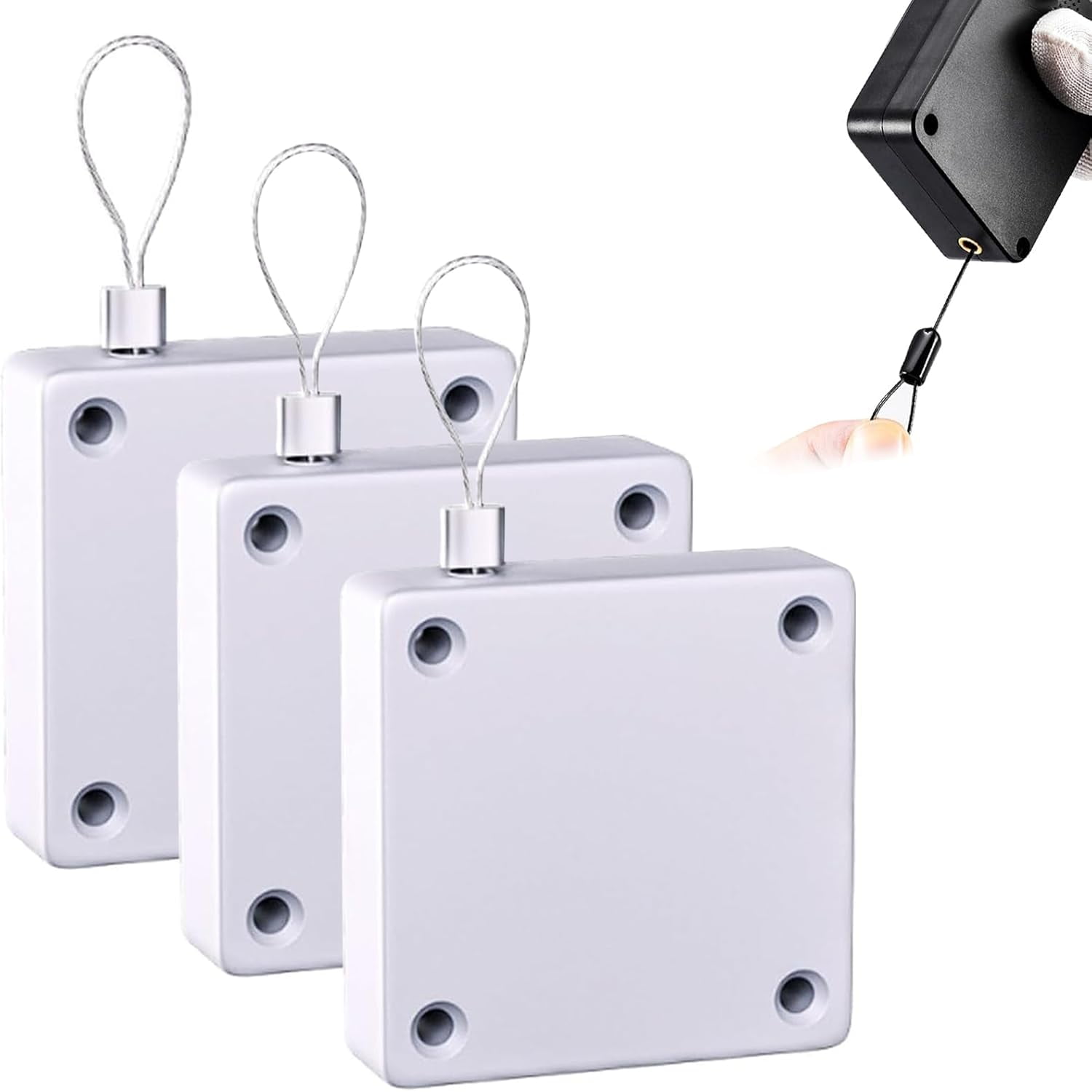 Shower Curtain Closer, Automatic Door Closer, Punch-Free Automatic Door ...