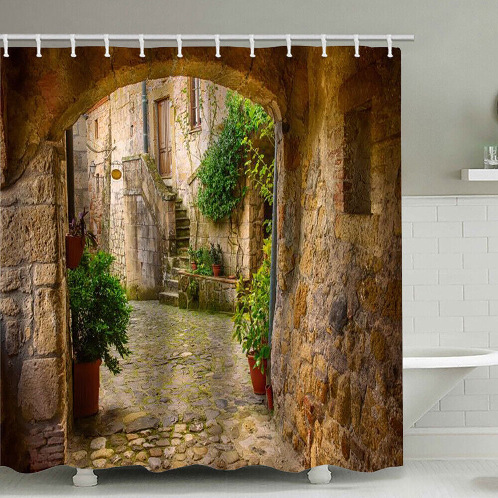 Shower Curtain Fabric Bathroom Decoration View - Walmart.com