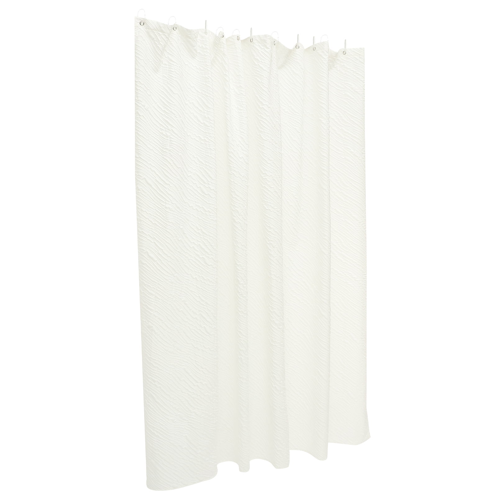 Shower Curtain Partition Extra Long Retro White Curtains Bathroom with ...