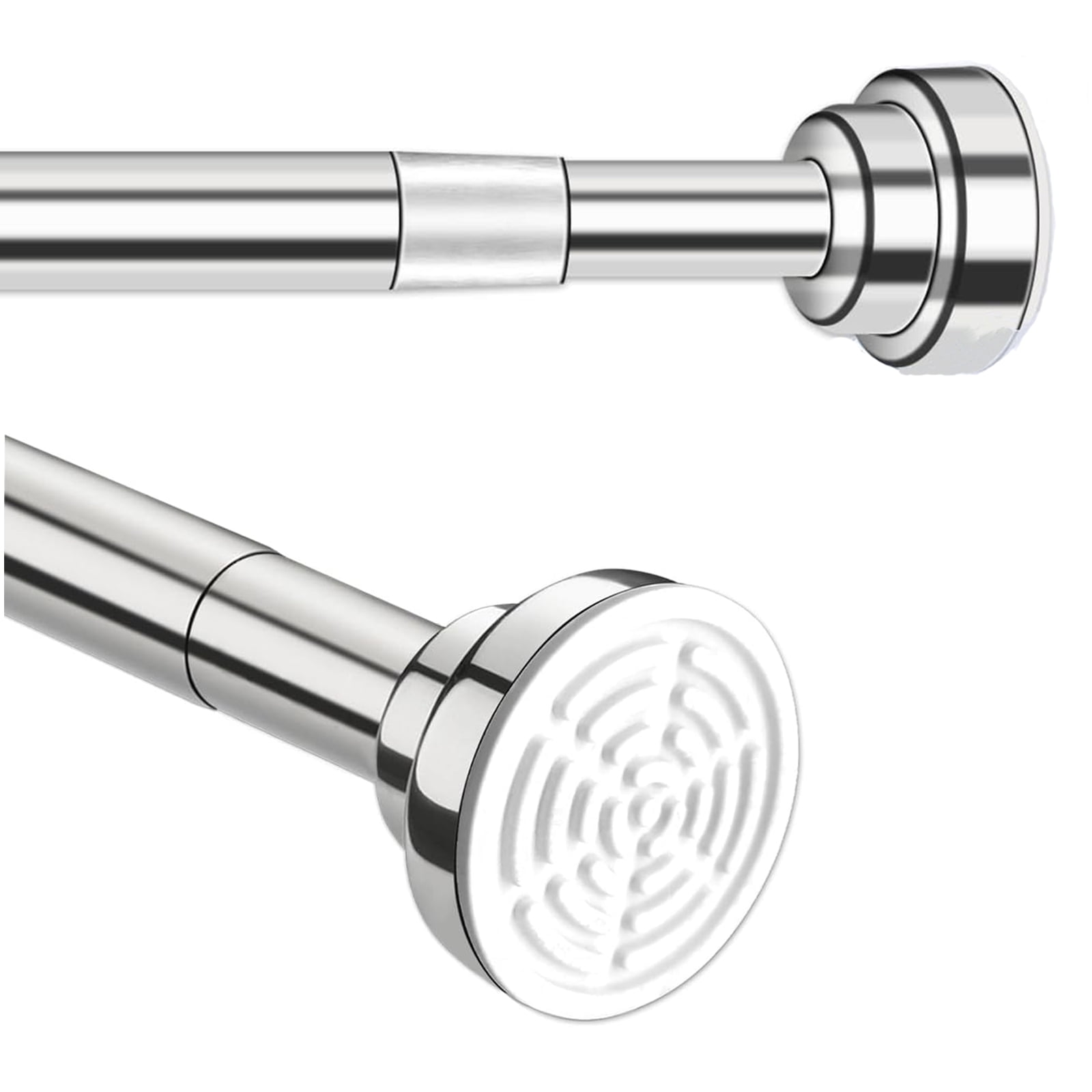 "Anti-Slip, No Drilling Shower Curtain Rod | Adjustable 32-43 ...