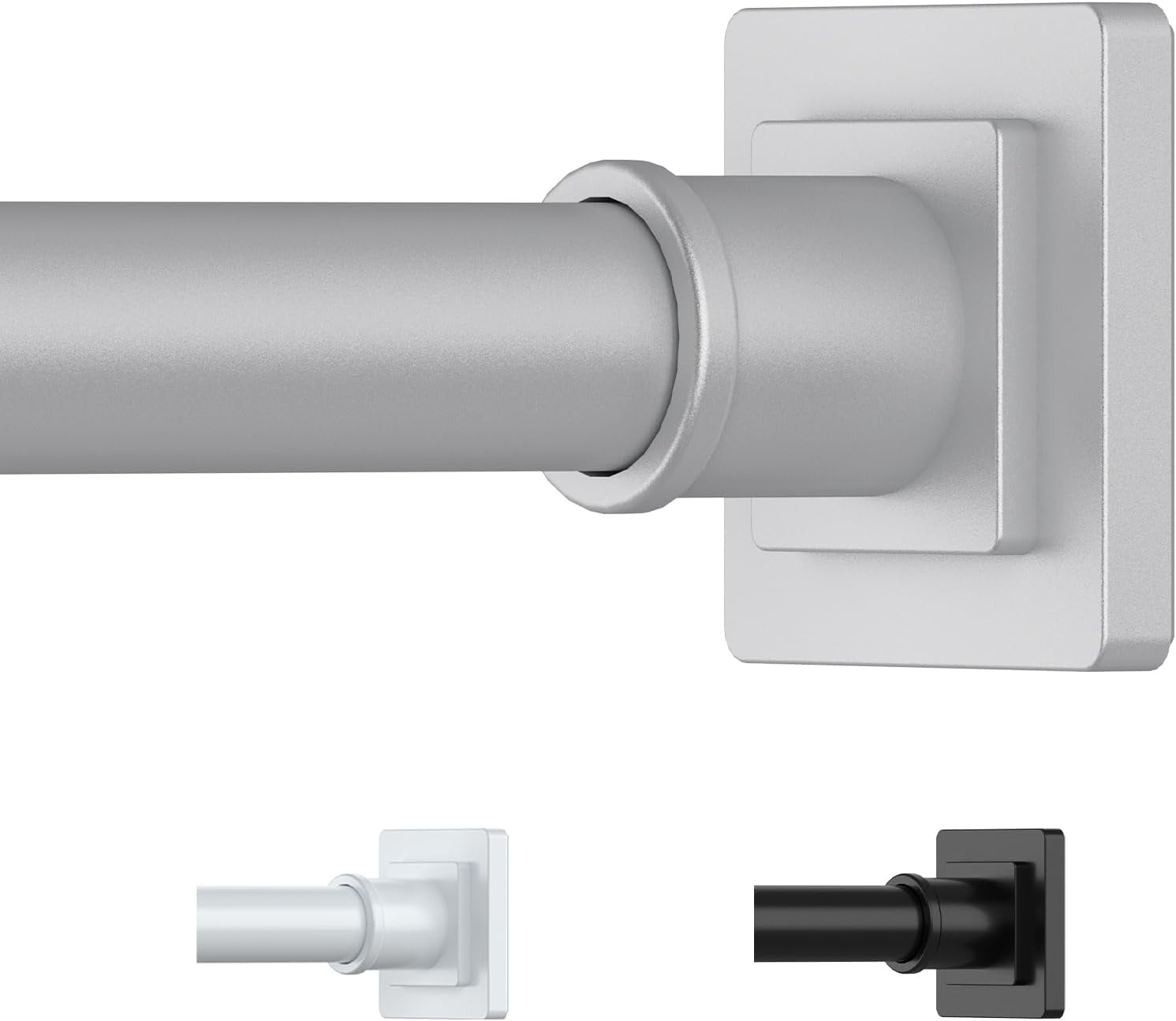 Adjustable shower curtain rod, rust proof shower curtain rod and spring ...