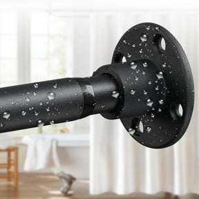 Shower Curtain Rods Black