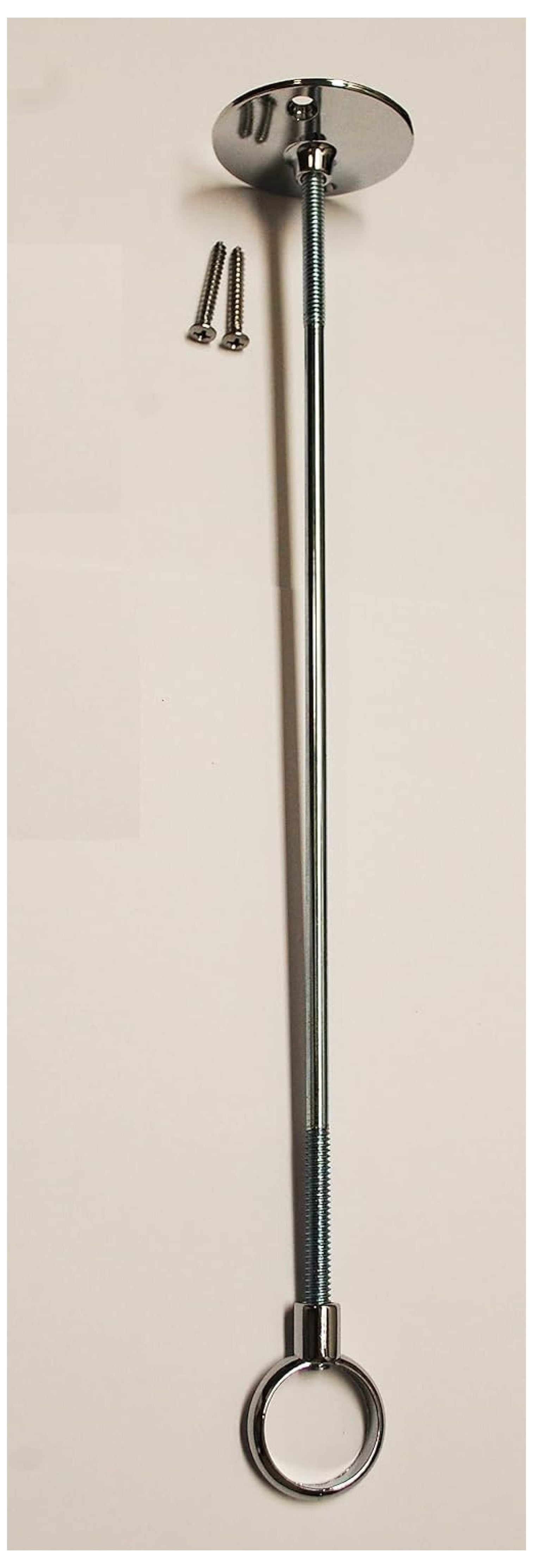 Shower Curtain Rod Ceiling Support (Polished Chrome) Choose from 12inch ...