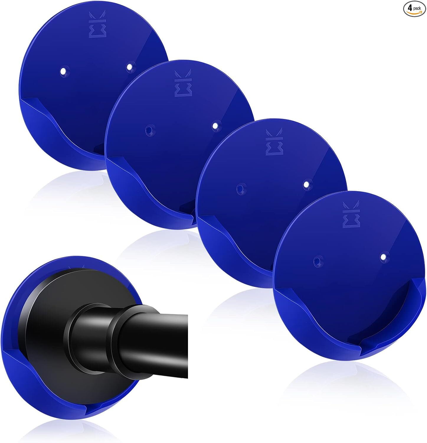 Shower Curtain Rod Holder for Wall – Adhesive Bathroom Tension Rod ...