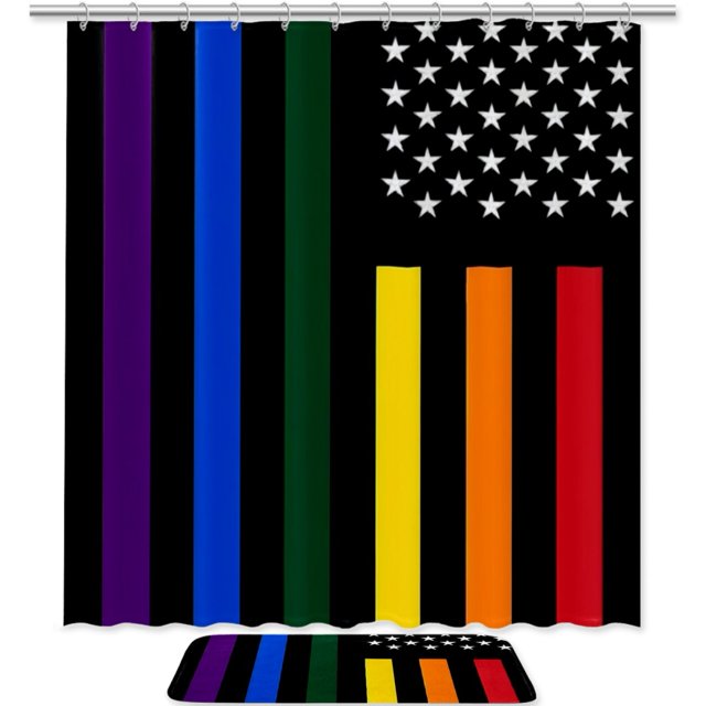 Shower Curtain Set Bathroom Sets With Shower Curtain And Rugs Gay Proud
