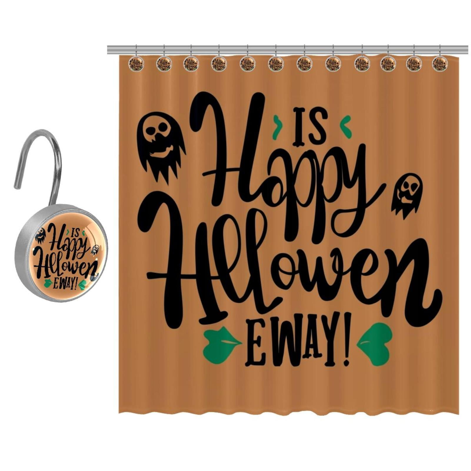 Shower Curtain Set- Halloween - Walmart.com