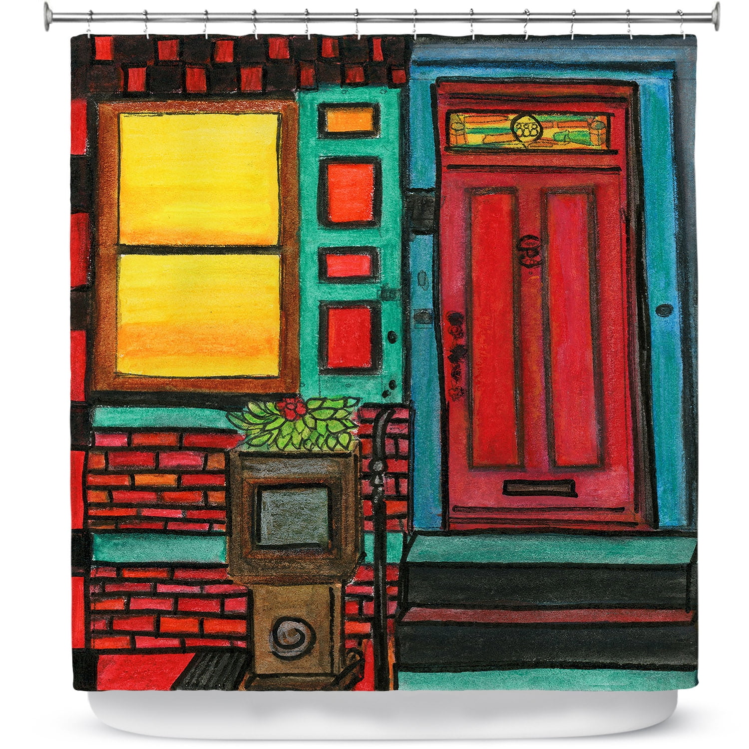 Shower Curtains 70" x 84" from DiaNoche Designs by Dora Ficher - Door ...