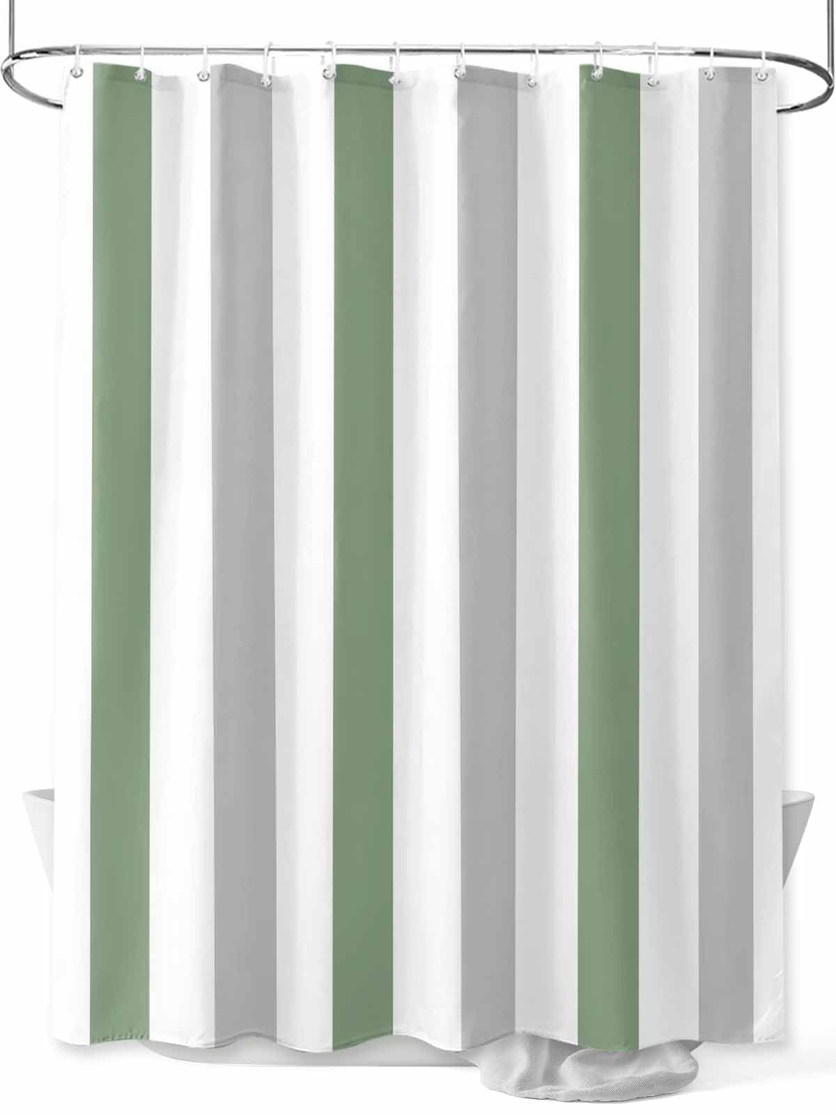 Shower Curtains for Bathroom-36"x72", Modern Minimalist Striped Art ...