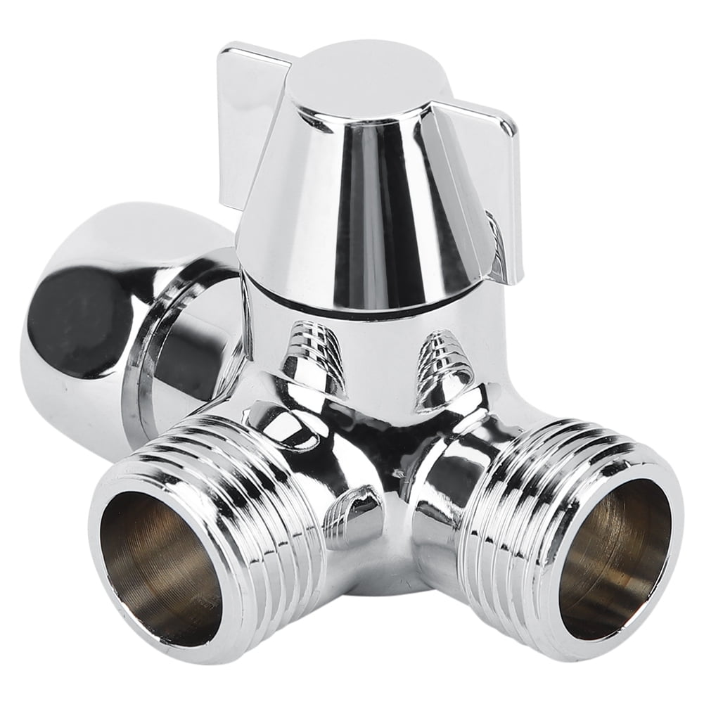 Shower Diverter Valve,G1/2" Shower Three way T shaped Adapter Water ...