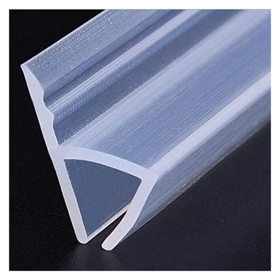 Shower Door Bottom Seal 2m - 8mm Glass Seal Strip - Frameless Shower ...
