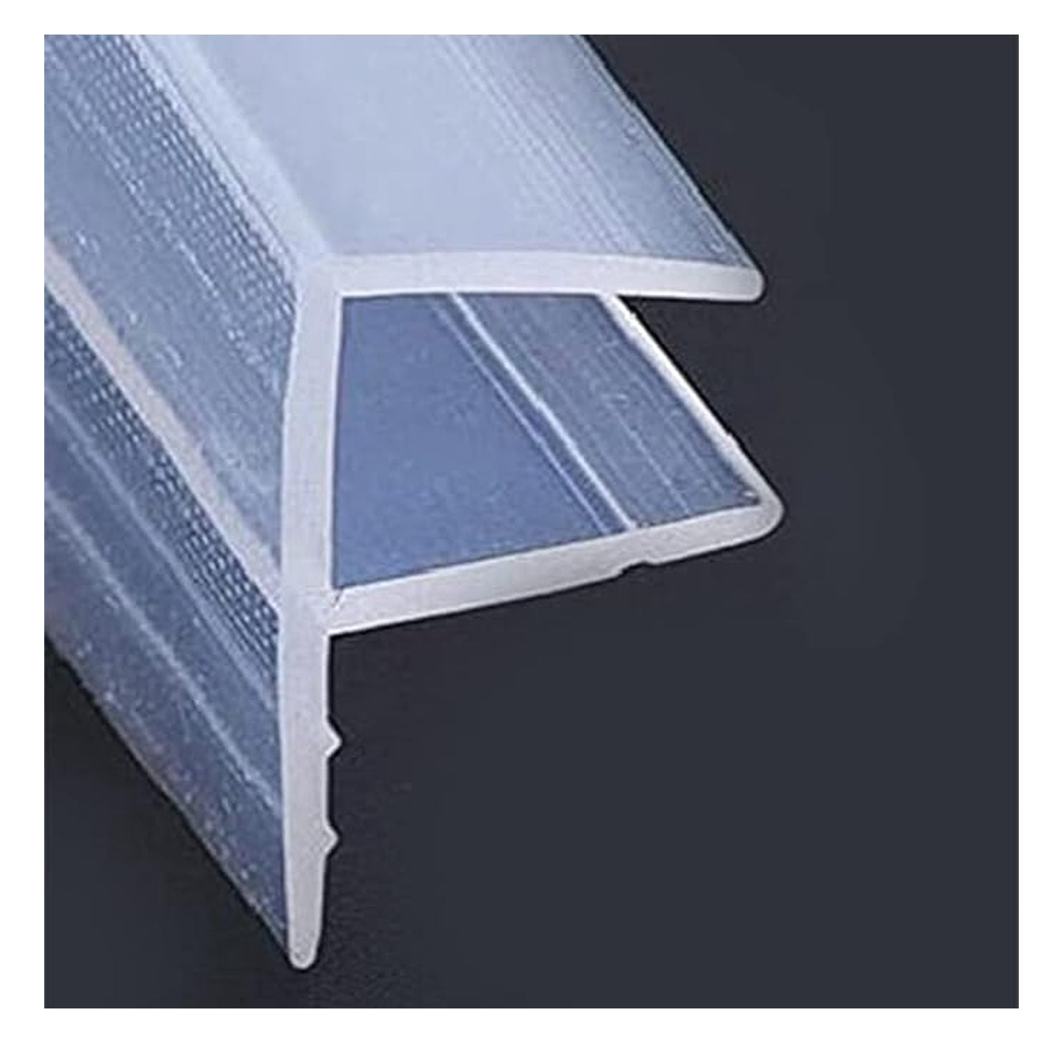 Shower Door Bottom Seal 2m Silicone Rubber Strip - Widen Frameless ...