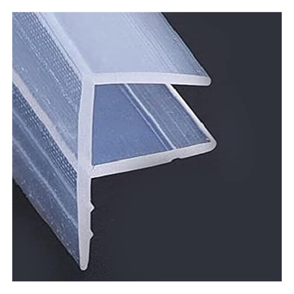 Shower Door Bottom Seal 2m Silicone Rubber Strip - Widen Frameless ...