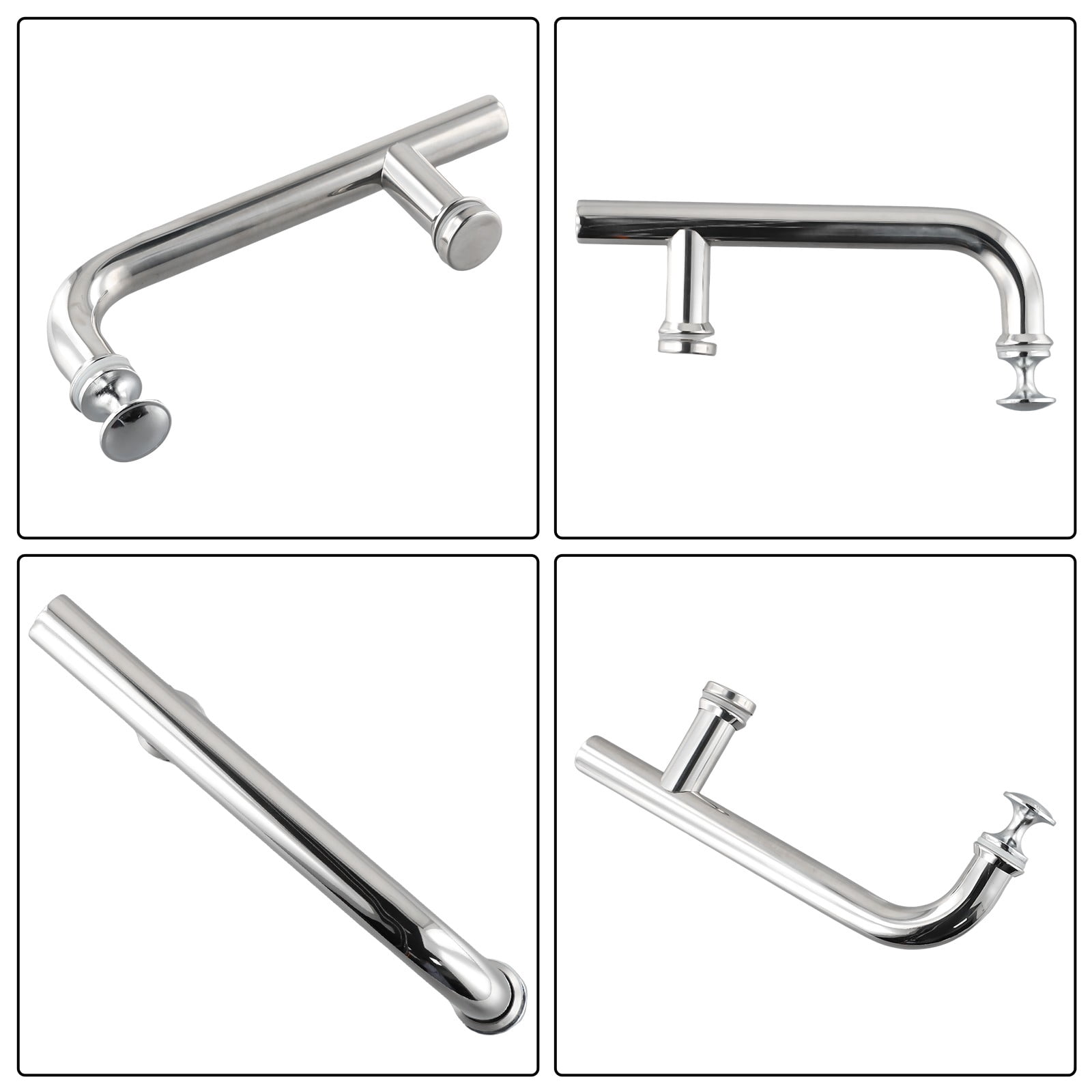 Shower Door Handle Bar 145mm Hole Sliding Glass Door Handle Bathroom ...